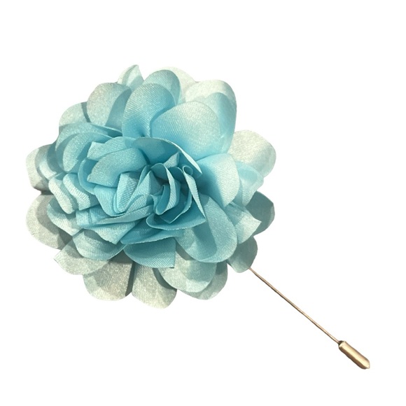 Accessories | New Blue Flower Lapel Pin | Poshmark